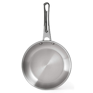Ozeri 12" Professional Series Stainless Steel Frying Pan, 100% PTFE-Free Restaurant Edition, Made in Portugal
