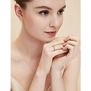 EAMTI 925 Sterling Silver Ring 2mm Stacking Twist Rope Ring Engagement Wedding Band 8