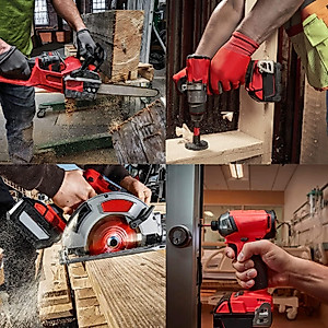 Cukect 18V 6.0Ah Battery Replace for All Milwaukee M18 Battery 48-11-1850 48-11-1840 48-11-1890 48-11-1815 M18 M18B Cordless Power Tools Lithium-Ion Battery