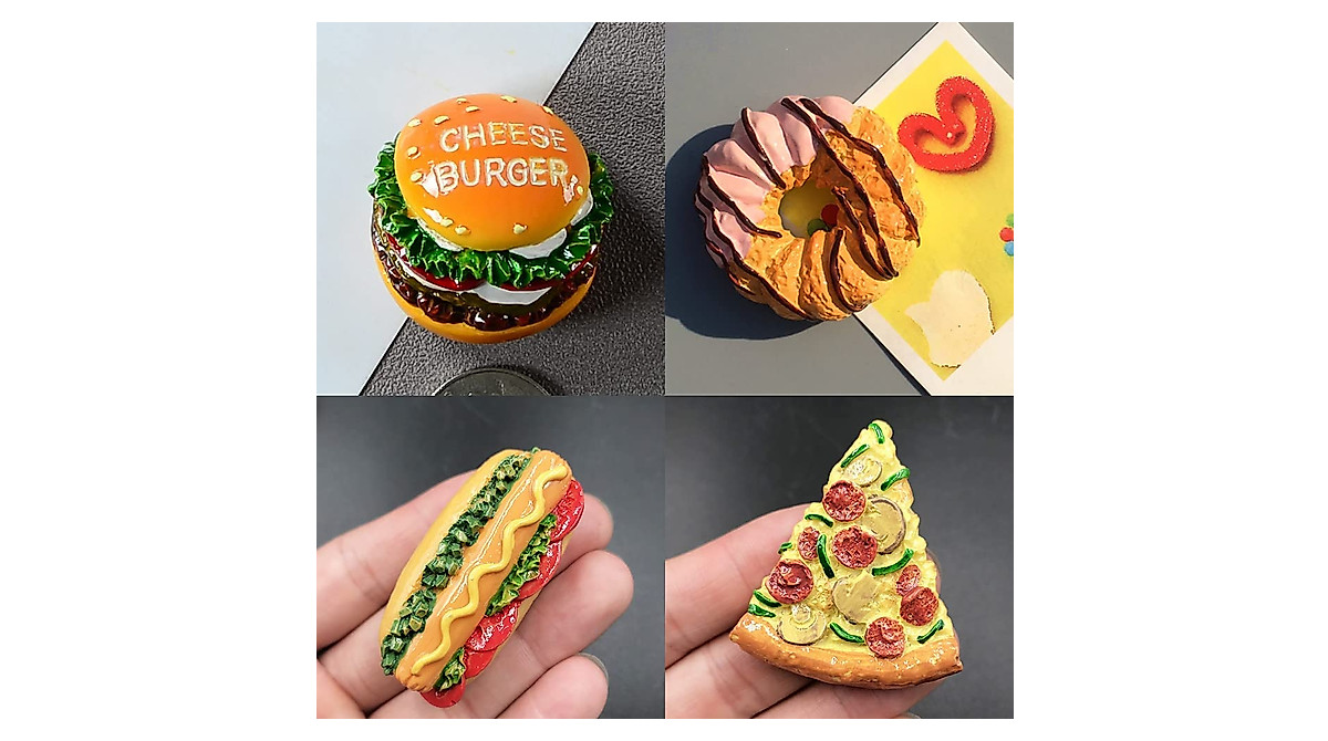 Cute Food Refrigerator Magnets - 5 PCS Kitchen Decor
