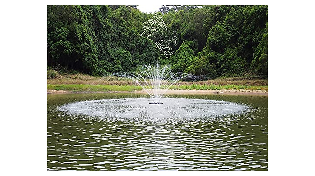 HQUA-FS01 110V, 1/2HP, OD(φ) 32” Large Pond Floating Fountain with ...