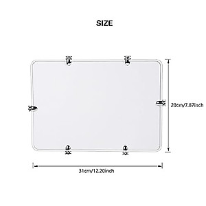 LUAATT Divider Tray For Original Size Bogg Bag,1 Pcs Upgraded Divider Tray Accessories With 6 Metal Fixing Clip For Bogg Bag,Space Organizer