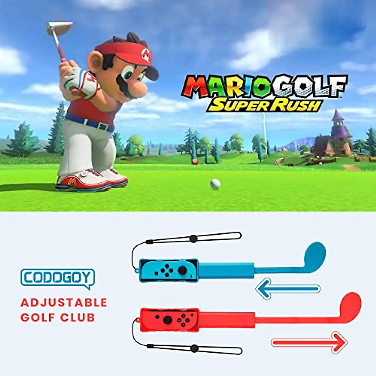 Switch Sports Accessories - CODOGOY 12 in 1 Switch Sports Accessories Bundle for Nintendo Switch Sports, Family Accessories Kit Compatible with Switch/Switch OLED Sports Games