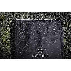 Masterbuilt 40 inch Digital Electric Smoker with Window and Legs + Cover Bundle