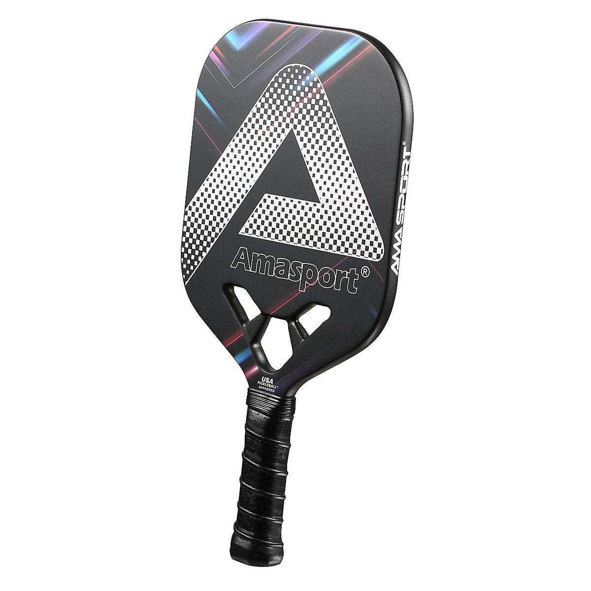 Matrix Pickleball Paddle Future 003- Graphite Textured Surface - Diamond Cutting Air Dynamic Throat Pickleball Standard Rackets Shape with Blend of Power and Control