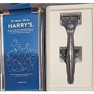 Harry's Craft Handle, White, Rubber, Contemporary, Men's Grooming, Men, Sensitive Skin, Modern Style