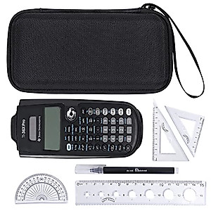 khanka Hard Travel Case Replacement for Texas Instruments TI-30XS MultiView/TI-36X Pro Engineering Scientific Calculator, Case Only (Black)
