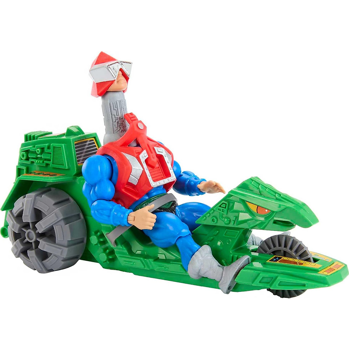 Masters of the Universe Origins Action Figure & Vehicle, Ground Ripper & Mekaneck, 80s Inspired MOTU Toy with Accessories