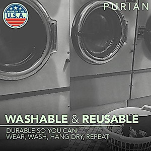 PURIAN Kids Reusable Face Mask, Glow in the Dark Child Holiday Mask USA MADE