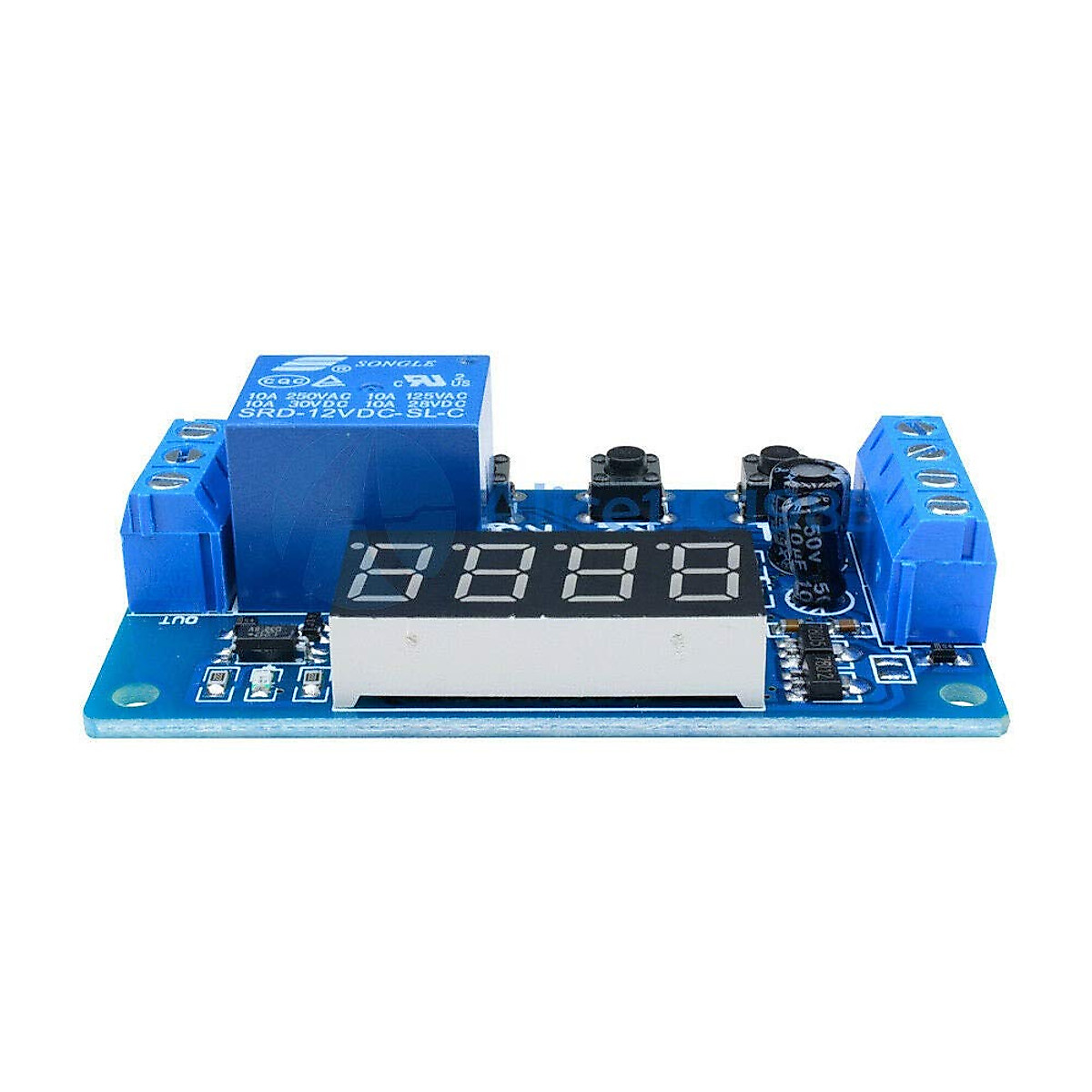 Digital 12V LED Display Timer Automation Delay Relay Programmable Module Switch