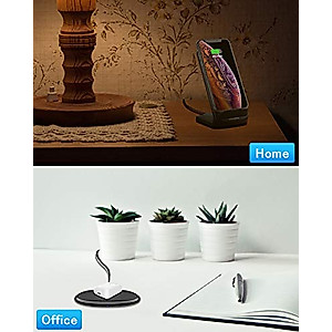 NANAMI Fast Wireless Charger[2 Pack], Qi-Certified 15W Max Charging Stand Pad Bundle, Compatible iPhone 14/13/12/SE 2020/11 Pro/XS/XR/X, Samsung Galaxy S23/S22/S21/S20/S10/S9/Note 20/10/9, AirPods Pro