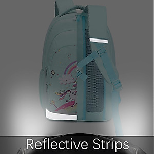 Abshoo Cute Kids Backpack For Girls Kindergarten Elementary Unicorn School Backpacks With Chest Strap (Unicorn Teal)