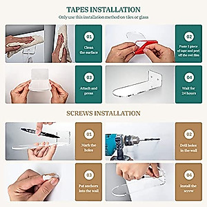 Floating Shoe Shelf For Wall - 6 Shoe Display Shelf for Wall, Floating Shoe Display Shelf for Sneakers, Shoe Shelf Wall Mount for Bedroom - Shoe Shelf Wall Mounted, Shoe Wall Shelf Display for Sneaker