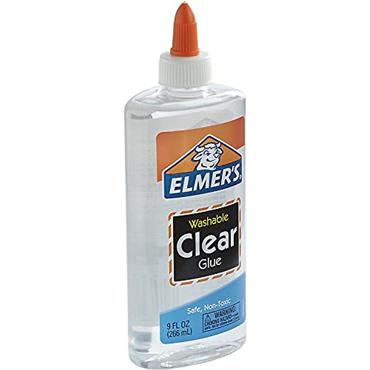 Elmer's Liquid School Glue, Clear, Washable, 9 Ounces, 1 Count Pack of 4