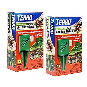 TERRO T1812SR Outdoor Liquid Ant Bait Stakes-2 Pack