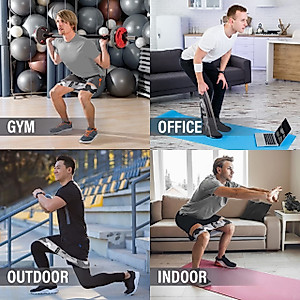 TROTH Resistance Bands Set - Resistance Band Women, Booty Exercise Band, Resistance Bands Set Men, Home Gym Strength Training Equipment, Fitness Accessories for Pilates, Squat, Yoga & Pull Up Workout