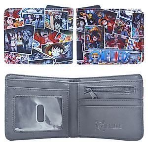 Amatensu Anime Characters Monkey D Luffy wallet Roronoa Zoro wallet Trafalgar D Water Law wallet Portgas D Ace wallet A