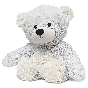 Blue Marshmallow Bear Warmies - Cozy Plush Heatable Lavender Scented Stuffed Animal