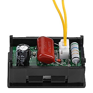 AC Voltmeter Digital LED Display Voltage Meter Panel 2 Wire Mini Voltage Tester 70-380V Volt Gauge