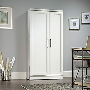 Sauder HomePlus Collection Storage Cabinet, Soft White finish