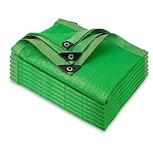 Shade Cloth 85% Green Sunblock Shade Net Cloth with Grommets,Premium Heavy Duty Mesh Tarp, UV Resistant Net, for Patio Lawn, Balcony Privacy Sunblock Screen Mesh