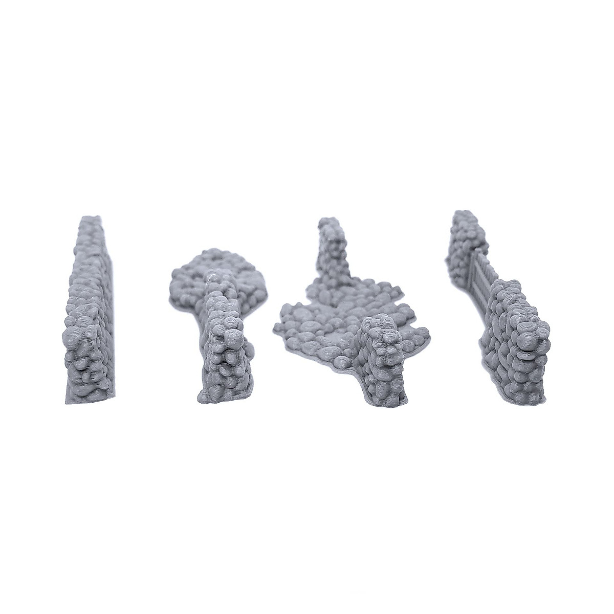 EnderToys Stone Walls by Terrain4Print, 3D Printed Tabletop RPG Scenery and Wargame Terrain for 28mm Miniatures