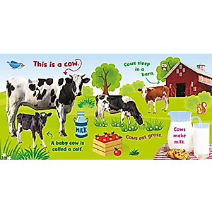 First Animal Facts: Farm-5 Button Animal Sounds Book
