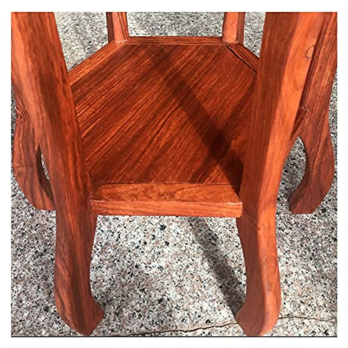 Bonsai Base Stand Wooden Plant Display Stand Plant Stand Flower Pot Holder Shelf Indoor Planter Display Shelving for Balcony Living Room Display Stand Base (Size : Small)