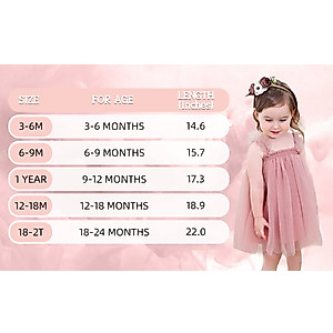 Easter Gift for Baby Girls Infant Wedding Flower Dresses Newborn Blue Cake Wild Tutu Birthday Dresses for Baby Girls B Dusty Blue 9 Months