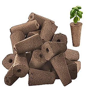 50 Packs Replacement Grow Sponges for QYO Hydroponics Herbs Garden kit, Seed Starter Sponges Pods Replacements Compatible with Aerogarden, Root Growth Sponge Plugs for Hydroponic Indoor Garden System