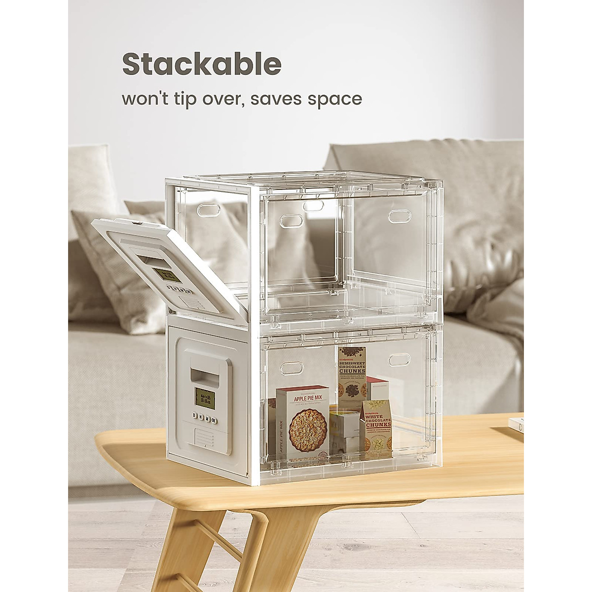 Time Lock Box for Medication, Phone Jail Lock Box with Timer, Timed Locking Container for Snacks Kitchen Food Safe