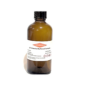 A2Z Lab / 10% Neutral Buffered Formalin / 120 ML (4 OZ) / High Purity/Amber Glass Bottle/Made in USA/Same Day Ship