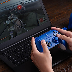 8Bitdo Ultimate Bluetooth Controller with Charging Dock, Wireless Switch Controller for Switch and Windows (Blue)