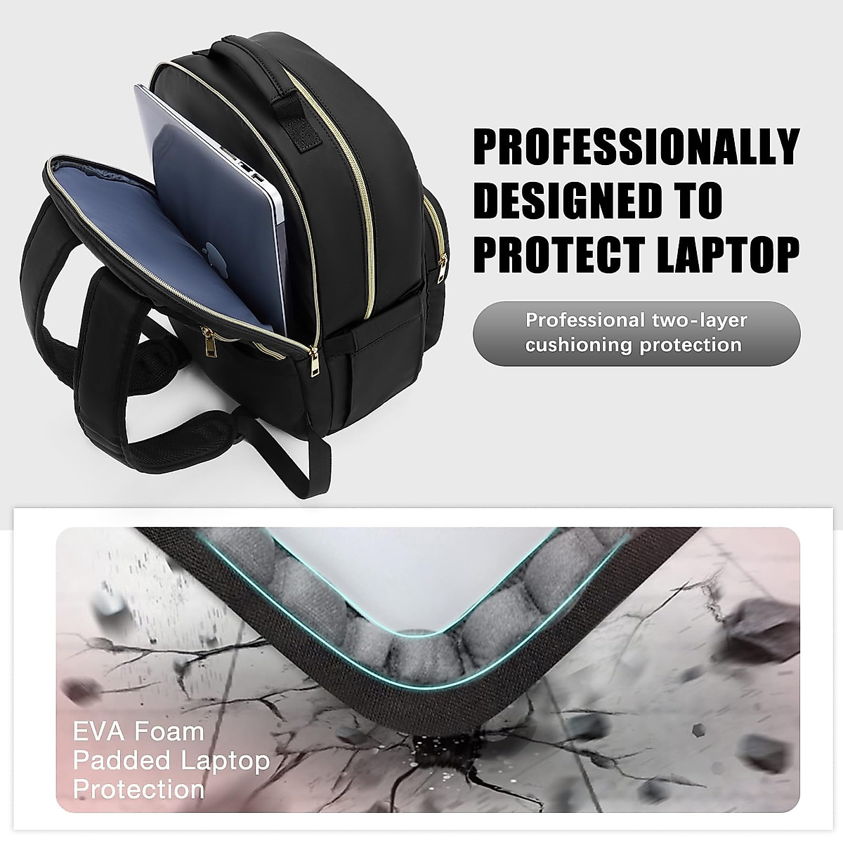 BOSTANTEN Small Wallet For Women ＆ Backpack for women