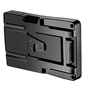 Neewer F2-BP NP-F Battery to V-Mount Battery Converter Adapter for LED Light, Field Monitor, Alternative Battery Option for Sony V-Mount Gear, Fits for 2-Pack Sony NP-F970, NP-F770,NP-F570 Battery