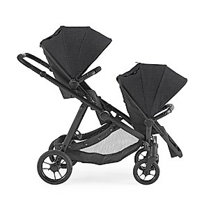 Contours Legacy Stroller Second Front Seat Accessory, Convert Your Legacy Stroller from Single to Double Mode, No Accessories Needed, (Front Position Only) - Carbon Gray