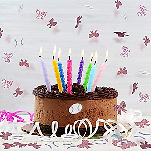 100Pcs Baseballs or Bows Confetti Baseball Gender Reveal Confetti Baseball Theme Birthday Table Decorations Baby Boy Girl Baseball Birthday Supplies