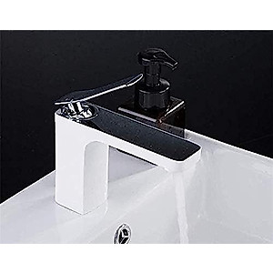 Kitchen Taps Basin Faucets Waterfall Bathroom Faucet Single Handle Basin Mixer Tap Bath Antique Faucet Brass Sink Water Taps