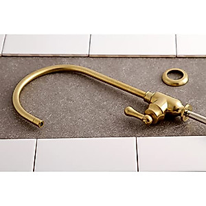 Kingston Brass KS5197AL Royale Single-Handle Water Filtration Faucet, Brushed Brass