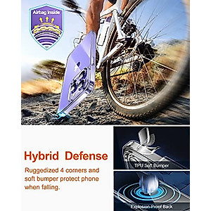 HOOMIL Case for iPhone 14 Pro Max, Anti-Yellowing Hard Back Soft Bumper Shockproof - Crystal Clear