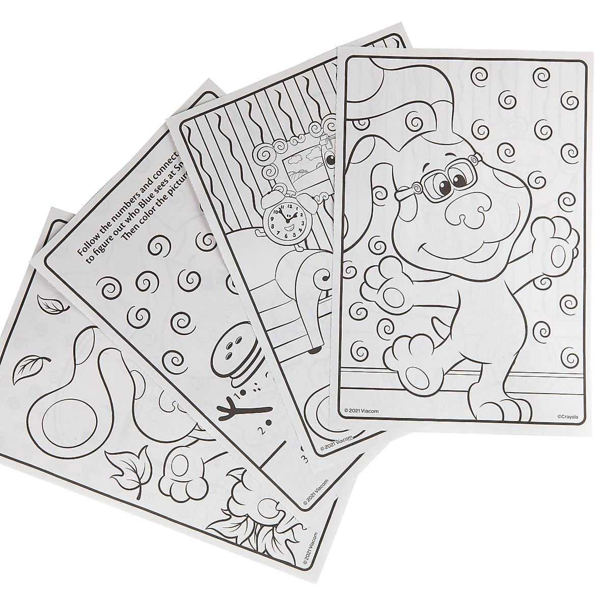 Crayola Blues Clues Coloring Book with Stickers, Gift for Kids, 96 Pages, Ages 3, 4, 5, 6