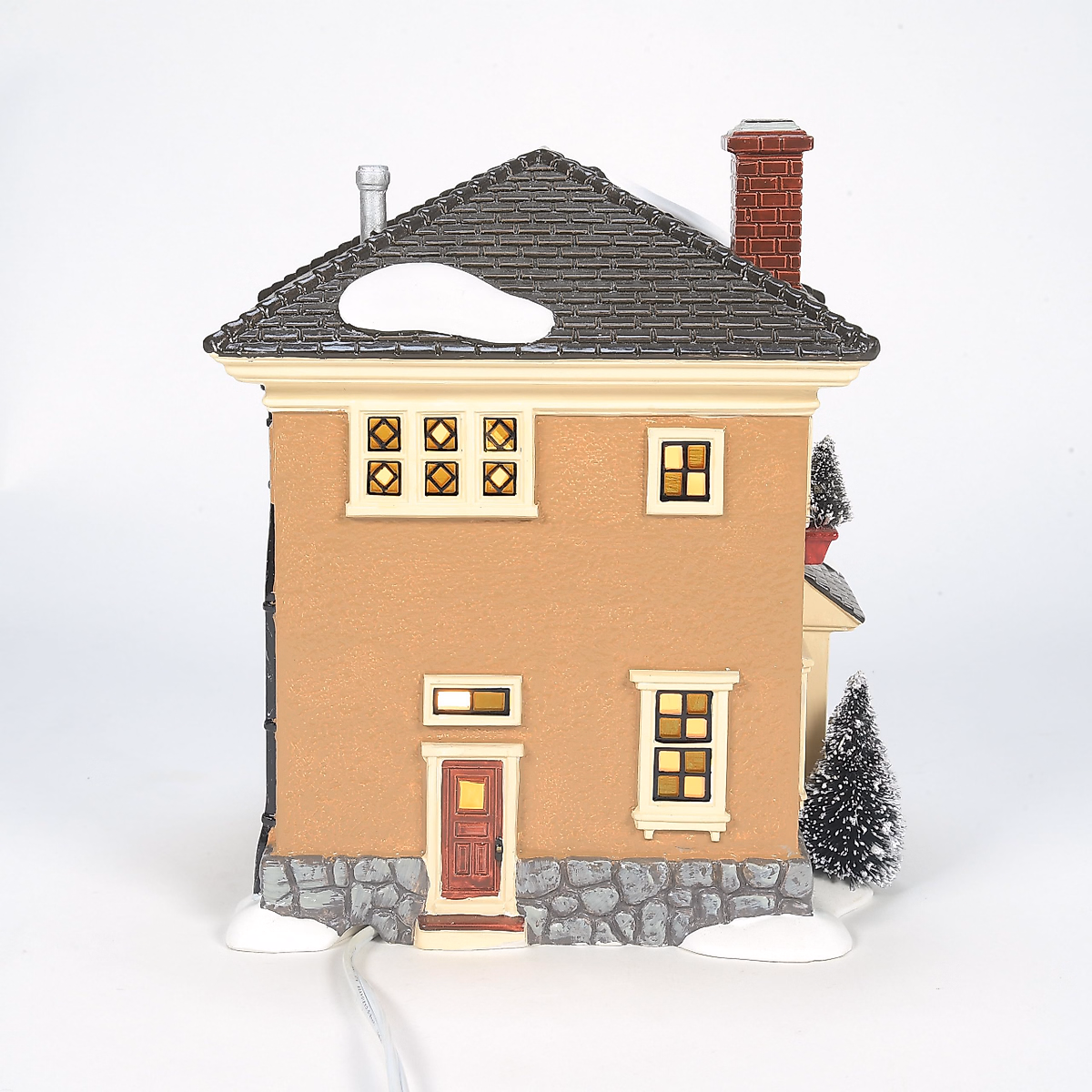 Department 56 Porcelain Snow Village Christmas at Grandma's Lit House