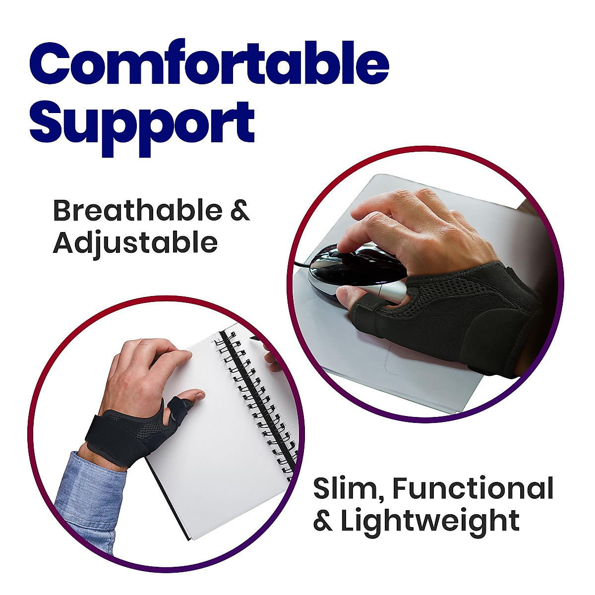Thumb Brace Thumb Splint CMC I Thumb Spica Splint Thumb Arthritis Pain Relief & Thumb Support I Wrist Brace & Trigger Thumb Stabilizer For Joint Tendonitis Tenosynovitis I Hand Brace Left & Right Hand