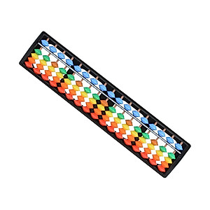 AMLESO Professional 17 Column Math Abacus Chinese Japanese Calculator Counting Tool Montessori Toy Math Arithmetic Toy Counting Toy for Kids