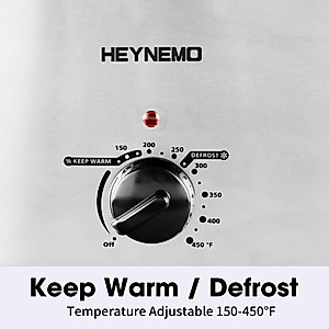 Roaster Oven 22 Quart Electric, Turkey Roaster with Self-Basting Lid Design, Large Stainless Steel Electric Turkey Roaster Oven Fits Turkeys Up to 26LB