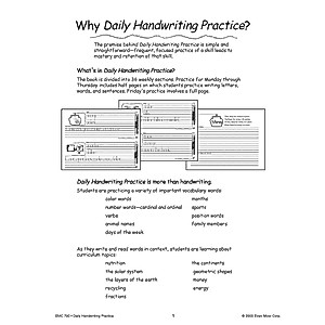 Daily Handwriting Practice :Traditional Manuscript