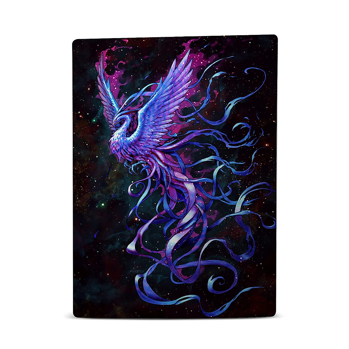 Head Case Designs Officially Licensed Christos Karapanos Phoenix Art Mix Matte Vinyl Faceplate Sticker Gaming Skin Case Cover Compatible with Sony Playstation 5 PS5 Disc Edition Console