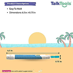 TalkTools® Sensi (Ocean Blue) Oral Sensory Therapy Tool with 7 Sensi Jaw Tips