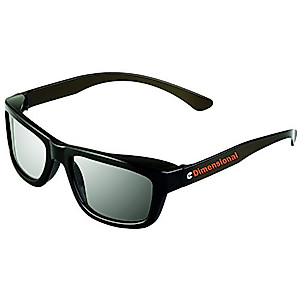 ED 4 Pack CINEMA 3D GLASSES For LG 3D TVs – Adult Sized Passive Circular Polarized 3D Glasses