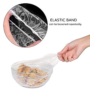 Elastic Food Storage Covers,60 Pieces Reusable Bowl Covers Dish Plate Plastic Covers Fitted Bowl Covers,Transparent Food Storage Covers 4 Size (7.8in,9.8in,11.8in,13.8in)
